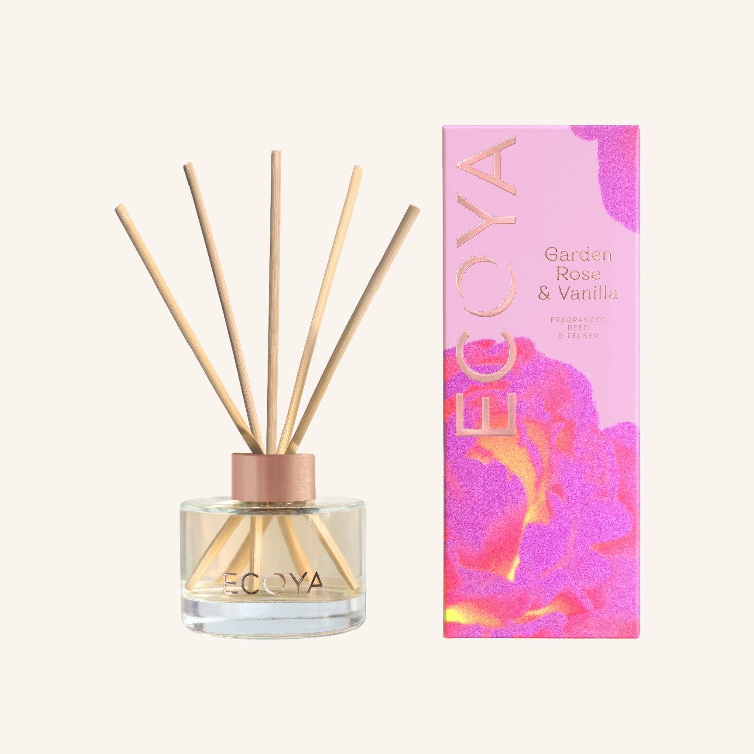 Garden Rose & Vanilla Mini Diffuser | Ecoya – Nerridah & Ross