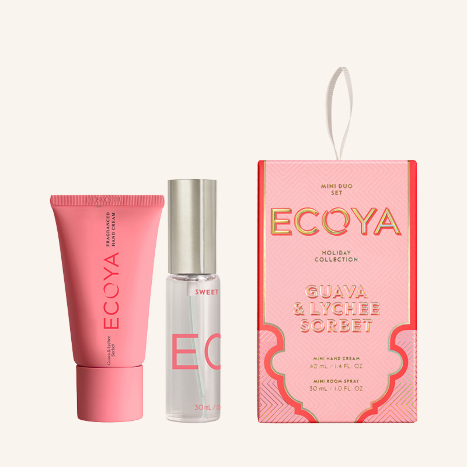Holiday: Mini Duo Set Guava & Lychee | Ecoya – Nerridah & Ross
