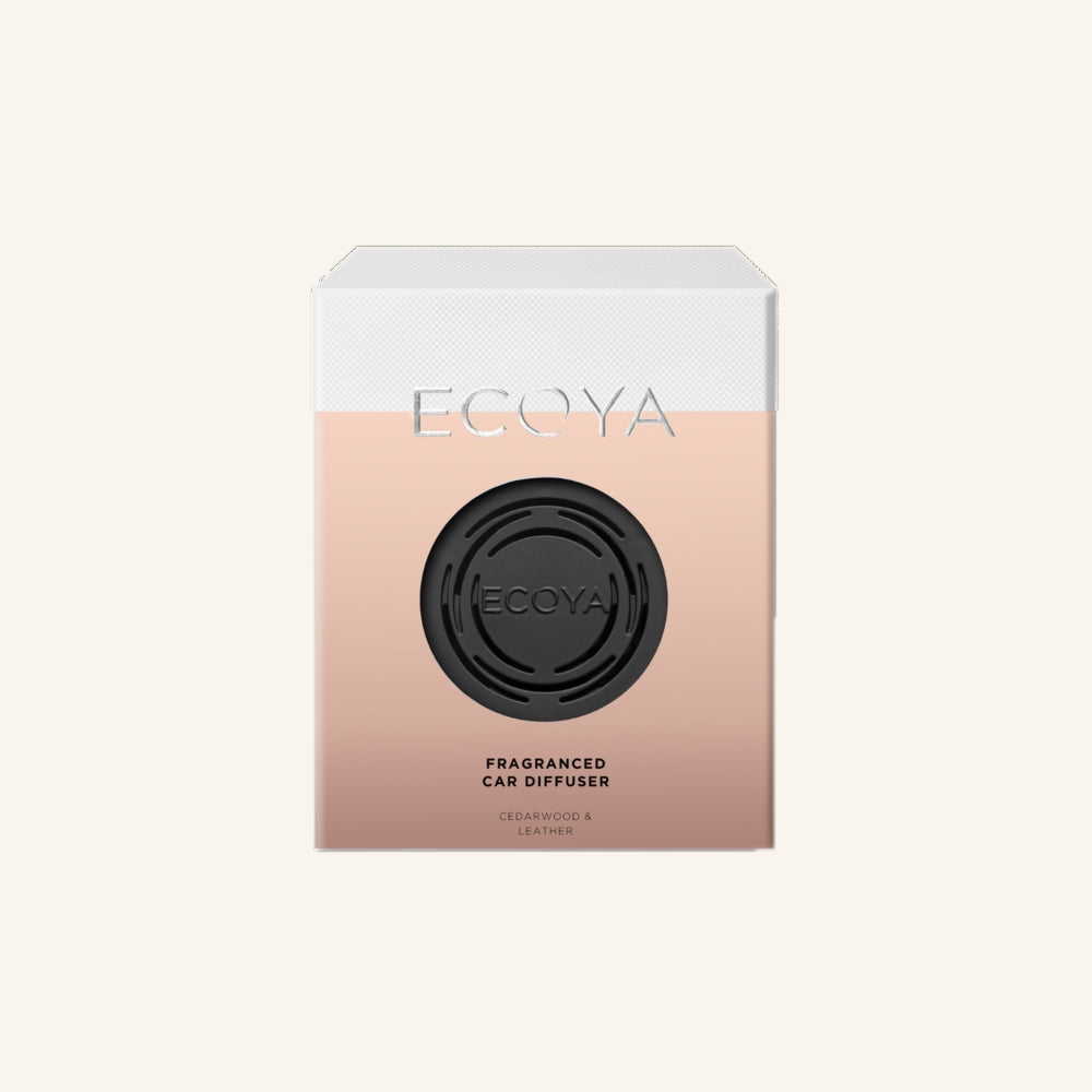 Cedarwood & Leather Car Diffuser | Ecoya – Nerridah & Ross