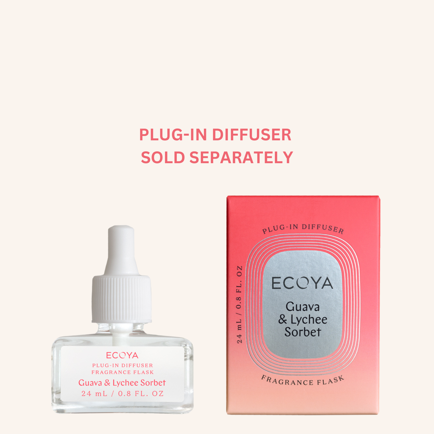 Plug-In Diffuser Fragrance Flask: Sweet Pea & Jasmine | Ecoya ...