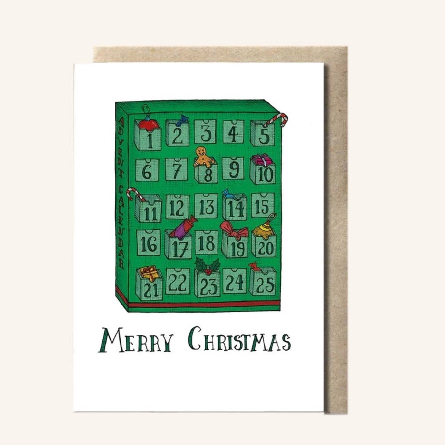 Advent Calendar Christmas card by The Nonsense Maker – Nerridah & Ross